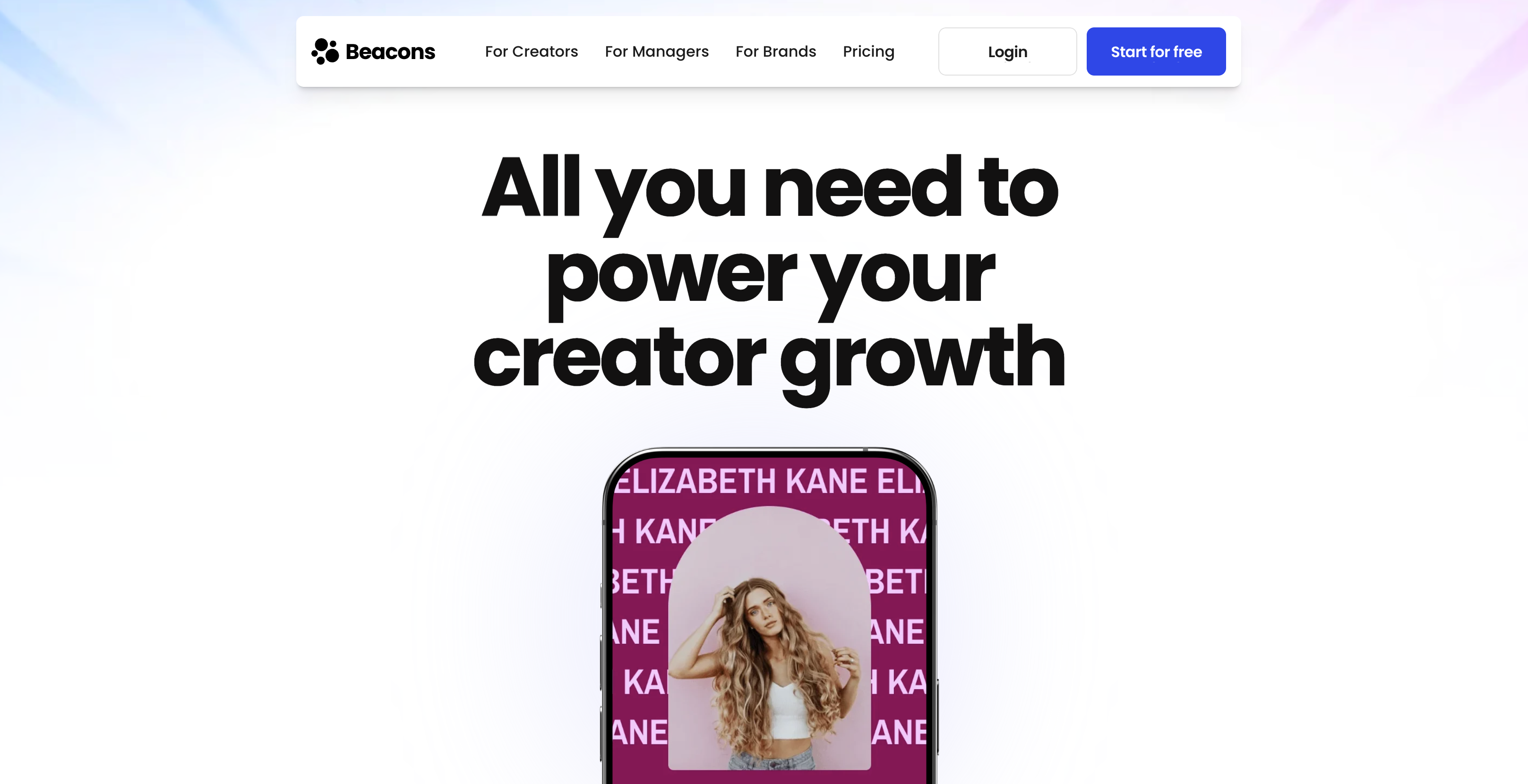 Beacons: All-in-One Creator Platform to Monetize & Grow